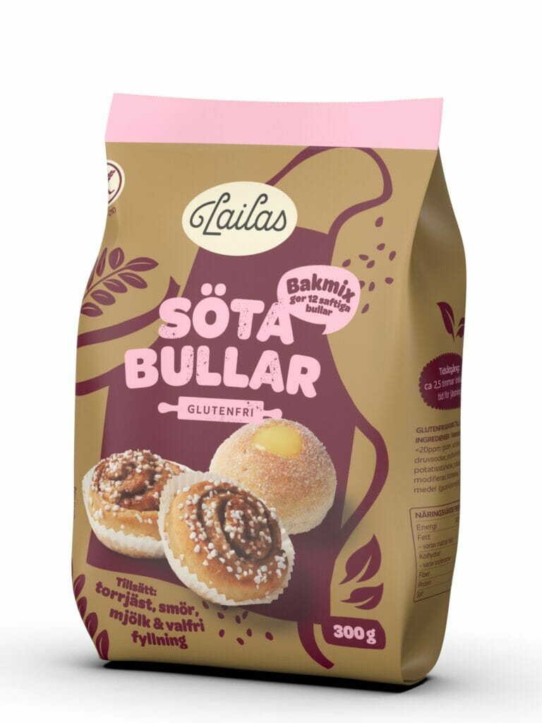 Lailas söta bullar - Lailas glutenfria